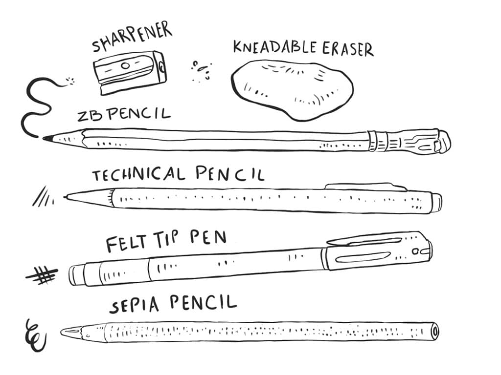 how to draw a digital step by step