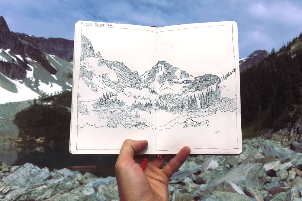 Hike And Draw - How to Draw Trees [FREE TUTORIAL]