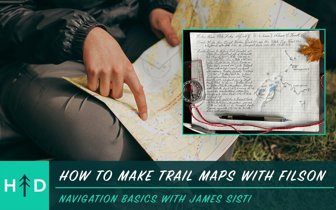 Hike And Draw - How to Make Trail Maps with Filson